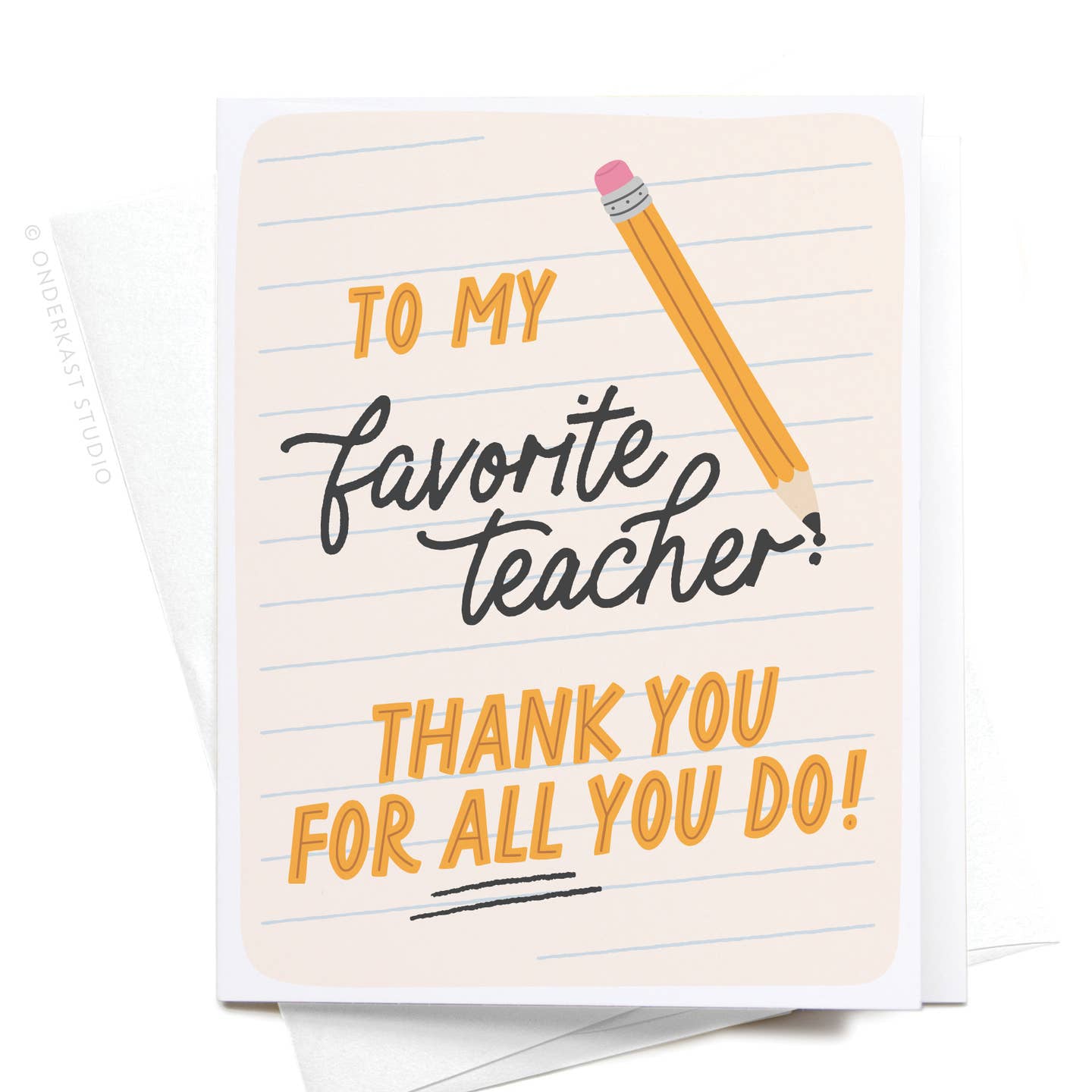 Favorite Teacher Card